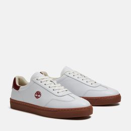 Timberland Herren Sneaker "LISBON ESSENTIAL - LOW LACE UP SNEAKER", Gr. 44,5, wei&szlig;, Leder, Schuhe