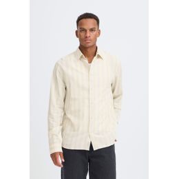 Langarmhemd Blend "BHDaris", Herren, Gr. XL, US-Gr&ouml;&szlig;en, faded denim, Web, 100% Baumwolle, gestreift, Basic, Basic normal, ohne Ausschnitt, mit Knopf, Hemden, Gestreiftes Langarmhemd mit klassischem Hemdkragen