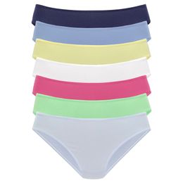 Vivance Damen Jazz-Pants Slips, Gr. 32, bunt, Single Jersey, Obermaterial: 95% Baumwolle, 5% Elasthan, unifarben, Unterhosen, in frischen und