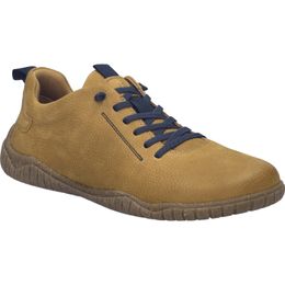 Josef Seibel Herren Schn&uuml;rschuh "Wallace 04, safran", Gr. 46, gelb, Obermaterial: 100% Rindsleder Leather cow., Schuhe