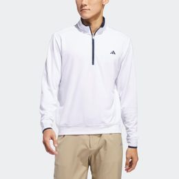 Herren Sweatshirt "LIGHTWEIGHT HALF-ZIP OBERTEIL", wei&szlig;, Gr. S, adidas Performance, Obermaterial: 100% Polyester, Sweatshirts