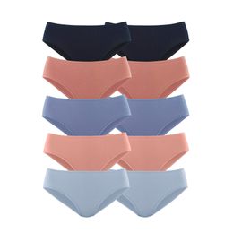 Damen Jazz-Pants Slips, PETITE FLEUR BY LASCANA, Gr. 32, orange, Obermaterial: 95% Baumwolle, 5% Elasthan, unifarben, Unterhosen, aus elastischer