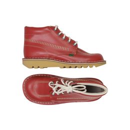 Kickers Stiefelette Damen Gr&ouml;&szlig;e 41 Second Hand rot