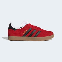 Herren Sneaker "GAZELLE", adidas originals, Gr. 43better scarlet, core schwarz, ftwr wei&szlig;, Leder, Synthetik, Schuhe