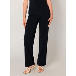 Base Level Damen Treggings "Yarah", blau, Gr. 42, unifarben, Web, Obermaterial: 97% Polyester, 3% Elasthan, Hosen, mit elastischem Bund