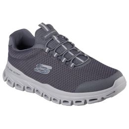 Skechers Herren Slip-On Sneaker "GLIDE-STEP", Gr. 46, grau, Textil, Schuhe, Trekkingschuh, Freizeitschuh, Sneaker zum Schlupfen
