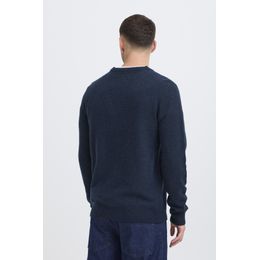 Blend Herren Strickjacke "BHBRANKO CARDIGAN KNIT", blau, Gr. M, unifarben, Strick, Obermaterial: 60% Wolle, 40% Nylon, Strickjacken