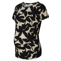 Noppies Umstand T-Shirt 'Ilya' Damen Gr&ouml;&szlig;e S beige / schwarz