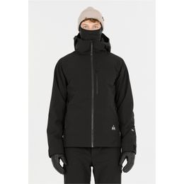 SOS Herren Skijacke "Cervinia", schwarz, Gr. L, unifarben, 86% Polyamid, 14% Elasthan, Jacken, im wasserdichten Design