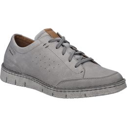Josef Seibel Herren Schn&uuml;rschuh "Ruben 29, hellgrau", Gr. 44, grau, Obermaterial: 100% Rindsleder Leather cow., Schuhe