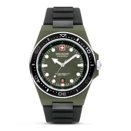 SWISS MILITARY HANOWA Analog Watch 'Ocean Pioneer' male Green size One Size