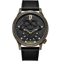 Police Analog Watch 'Jet' male Black size One Size