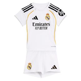 adidas Performance Trainingsanzug 'Real Madrid 25/26' Gr&ouml;&szlig;e 86 goldgelb / schwarz / naturwei&szlig;
