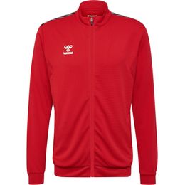 Hummel Athletic Zip-Up Hoodie 'Authentic' male Red size M