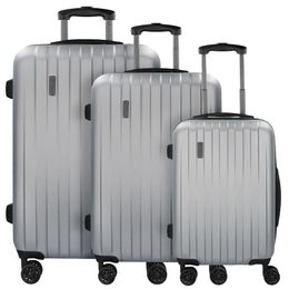 Bugatti Suitcase Set male Silver size One Size