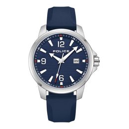 Police Analog Watch 'Mensor' male Blue size One Size
