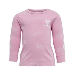 Hummel Funktionsshirt 'CALEN' M&auml;dchen Gr&ouml;&szlig;e 98 mauve / wei&szlig;