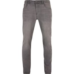 Bequeme Jeans Urban Classics "Urban Classics Herren Stretch Denim Pants", Herren, Gr. 36, Normalgr&ouml;&szlig;en, midgrau, 98% Baumwolle, 2% Elasthan, unifarben, normal, Jeans