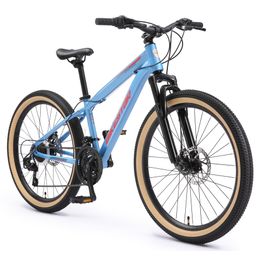 Jugendfahrrad Bikestar Gr. 33, blau, Fahrr&auml;der, Kinder, 33cm, 24 Zoll (60,96cm)