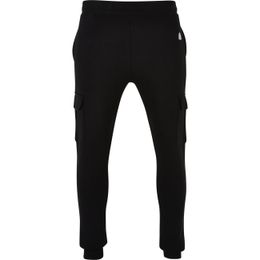 Stoffhose Just Rhyse "Just Rhyse Herren Huaraz Sweat Pants", Herren, Gr. S, US-Gr&ouml;&szlig;en, schwarz, 70% Baumwolle, 30% Polyester, unifarben, skinny fit, Hosen Stoffhose
