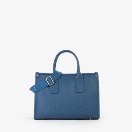 Valentino Handbags Shopper VALENTINO BAGS "FOXY RE", Damen, Gr. B/H/T: 15cm x 26cm x 33,5cm, blu, Lederimitat, Taschen Shopper, Henkeltasche, Schultertasche, Umh&auml;ngetasche