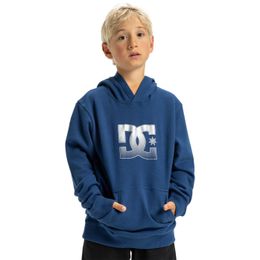 Hoodie DC Shoes "DC Star Reflective", Jungen, Gr. 10(140-148cm), blau (estate blau), Obermaterial: 55% Baumwolle, 25% Baumwolle, 20% Polyester;, Sweatshirts Hoodie