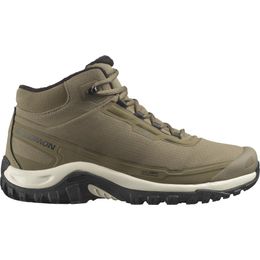 Winterstiefel Salomon "SHELTER WP", Herren, Gr. 48, stone gray, schwarz, rainy day, Synthetik, Textil, Schuhe Winterstiefel, Winterschuhe, Winterboots, Snowboots, wasserdicht