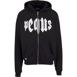 Sweatjacke PEQUS "PEQUS PEQUS Mythic Zip-Hoodie", Herren, Gr. XS, schwarz, 100% Baumwolle, Sweatjacken Sweatjacke