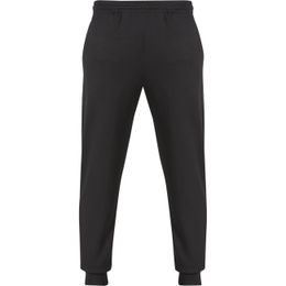 Jogginghose Urban Classics "Urban Classics Scuba Basic Sweatpants", Herren, Gr. L, US-Gr&ouml;&szlig;en, schwarz, 95% Polyester, 5% Elasthan, unifarben, normal, Hosen Jogginghose