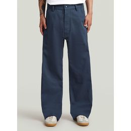 G-Star Raw Chinohose G-STAR "MN Type 96 Loose Chino", Herren, Gr. 30, L&auml;nge 32, future dusk, Obermaterial: 100% Baumwolle, Hosen Chinohose