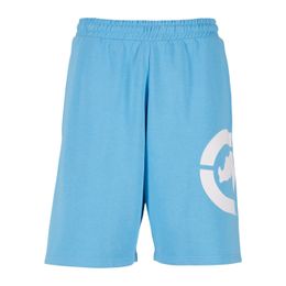 Sweatshorts Ecko Unltd. "Ecko Unltd. Shorts Buzzer", Herren, Gr. XXL, US-Gr&ouml;&szlig;en, aquarius, 70% Baumwolle, 30% Polyester, normal, Hosen Sweatshorts
