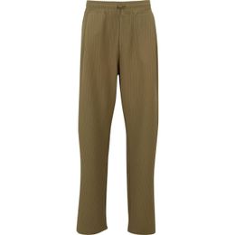 Chinos DEF "DEF DEF Atlanta Chino", Herren, Gr. L, US-Gr&ouml;&szlig;en, olive, 94% Polyester, 6% Elasthan, unifarben, relaxed fit, Hosen