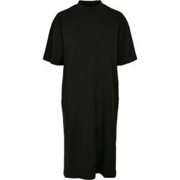 Shirtkleid Urban Classics "Urban Classics Damen Ladies Organic Long Oversized Tee Dress", Damen, Gr. M, US-Gr&ouml;&szlig;en, schwarz, 100% Baumwolle, unifarben, oversize, Rundhals, Kleider Shirtkleid