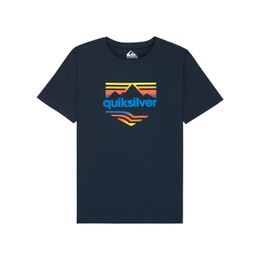 T-Shirt Quiksilver "Horizon Fade", Jungen, Gr. 10, schwarz navy, Obermaterial: 70% Baumwolle, 30% Baumwolle;, Shirts T-Shirt