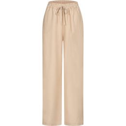 Stoffhose CLOUD 5IVE "CLOUD 5IVE", Damen, Gr. XL, US-Gr&ouml;&szlig;en, beige, 85% Viskose, 15% Polyamid, unifarben, loose fit, Hosen Stoffhose