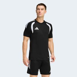 Fu&szlig;balltrikot adidas Performance "TIRO26L JSY M", Herren, Gr. S, schwarz, wei&szlig;, Obermaterial: 100% Polyester, Rundhals, Trikots Fu&szlig;balltrikot