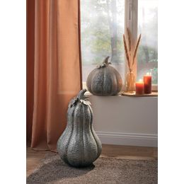 bonprix Deko-Objekte Metall-K&uuml;rbisse (2-tlg. Set), silber