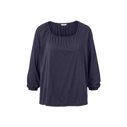 Tchibo - Blusenshirt mit 3/4-Arm - Damen - Gr. S - dunkelblau