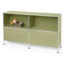 Tchibo - Sideboard Metall &raquo;Cn3 Kids&laquo; mit 2 Schubladen - 152x40x89,5cm - chrom - Stahl / Kunststoff / Kunststoff