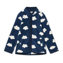 Tchibo - Kinder-Fleecejacke - Kinder - Gr. 122/128 - dunkelblau/print