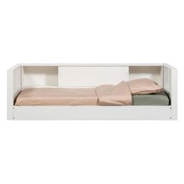 Tchibo - Woood Kiefernholz-Bed-Bank &raquo;Carter&laquo; - 215x118x67cm - wei&szlig; - Holz