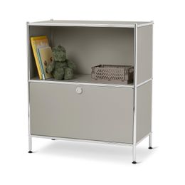 Tchibo - Sideboard Metall &raquo;Cn3 Kids&laquo; mit Schublade - 77x40x88,9cm - hellgrau - Stahl / Kunststoff / Kunststoff