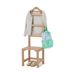 Tchibo - Stummer Diener f&uuml;r Kinder - 36x30x100,5cm - naturfarben - Holz