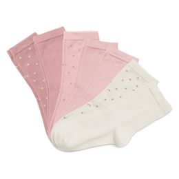 Tchibo - 7 Paar Kinder-Socken - Baby - Gr. 23-26 - wei&szlig;