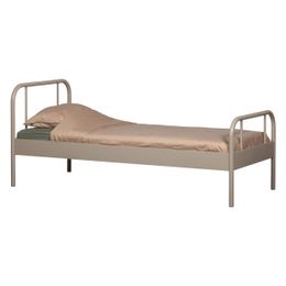 Tchibo - Woood Metall-Einzelbett &raquo;Mata&laquo; - 208x95x90cm - braun - Stahl