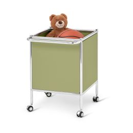 Tchibo - Beistellwagen Metall &raquo;Cn3 Kids&laquo; mit Rollen - 49x40x55,5cm - chrom - Stahl / Kunststoff / Kunststoff