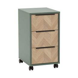 Tchibo - Rollcontainer &raquo;Piazza&laquo; - 32,6x39,1x59,7cm - schwarz - Holz / Metall / Kunststoff