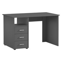 Tchibo - Schreibtisch &raquo;Niels&laquo; - 116x70x74cm - silber -
