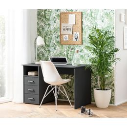 Tchibo - Schreibtisch &raquo;Niels&laquo; - 116x70x74cm - silber -