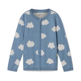 Tchibo - Kinder-Strickjacke - M&auml;dchen - Gr. 110/116 - blau
